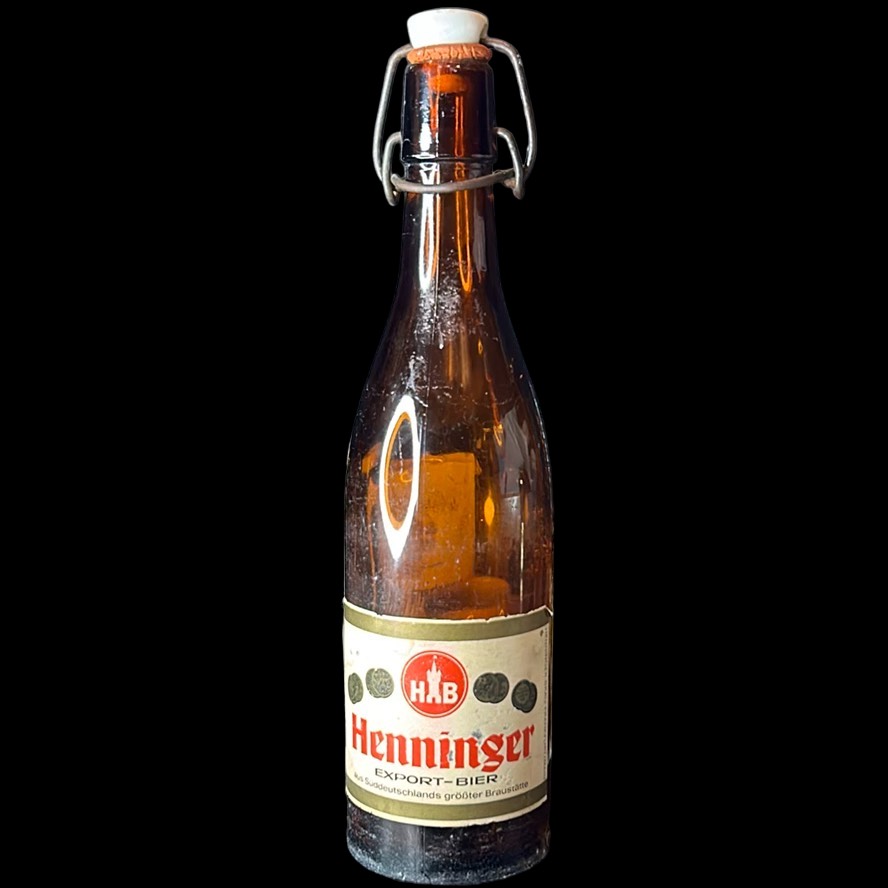 Vintage 1960’s Henninger Export Bier Bottle