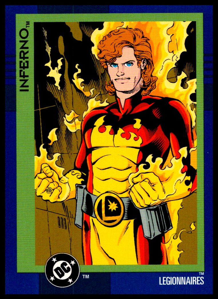 1993 SkyBox DC Cosmic Teams #91 Inferno