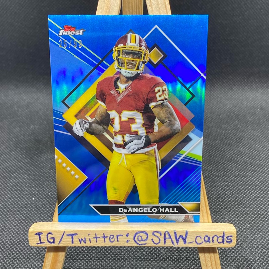 Deangelo Hall 2023 Topps Composite Finest Blue /99 Washington Commanders