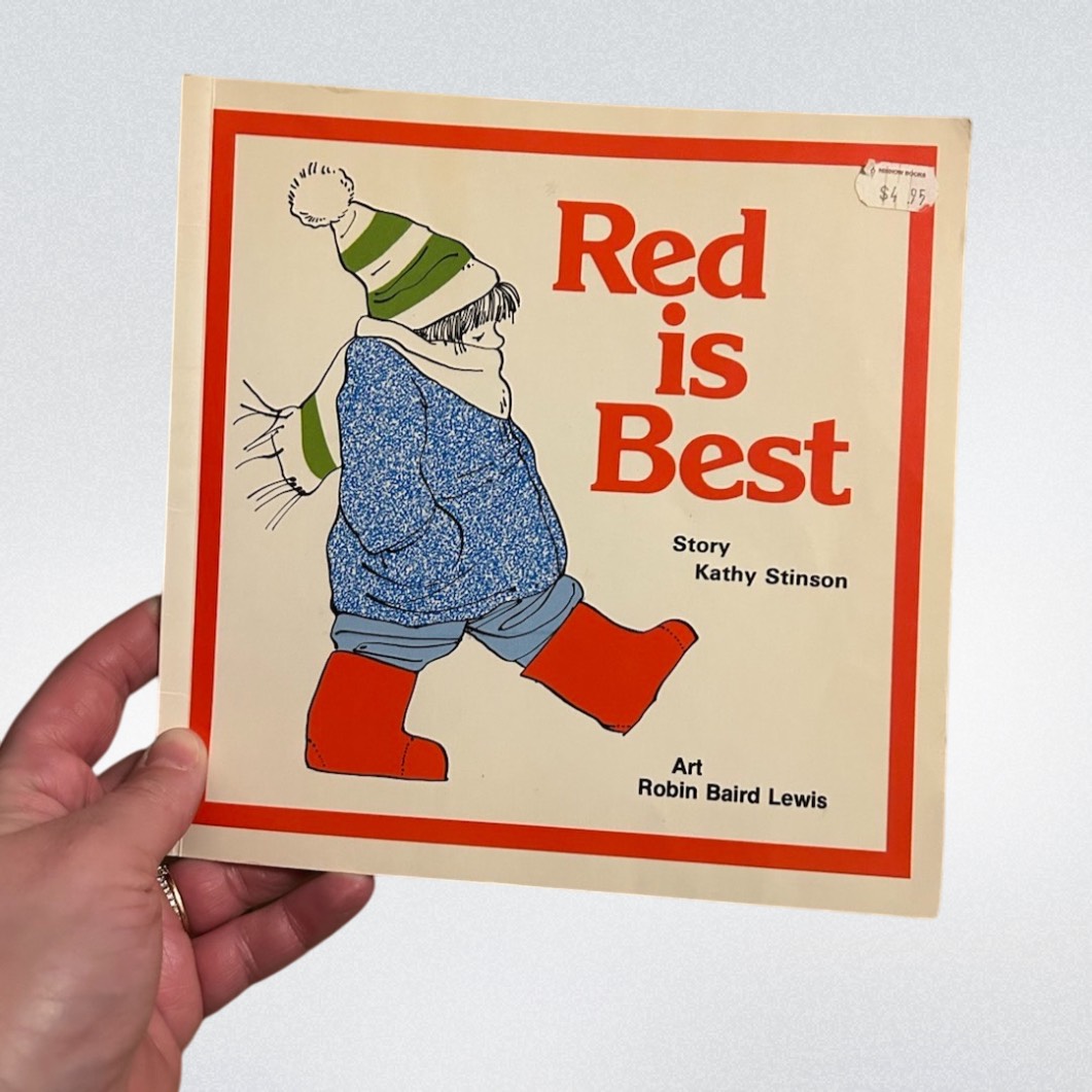 Vintage “Red is Best” Children’s Book