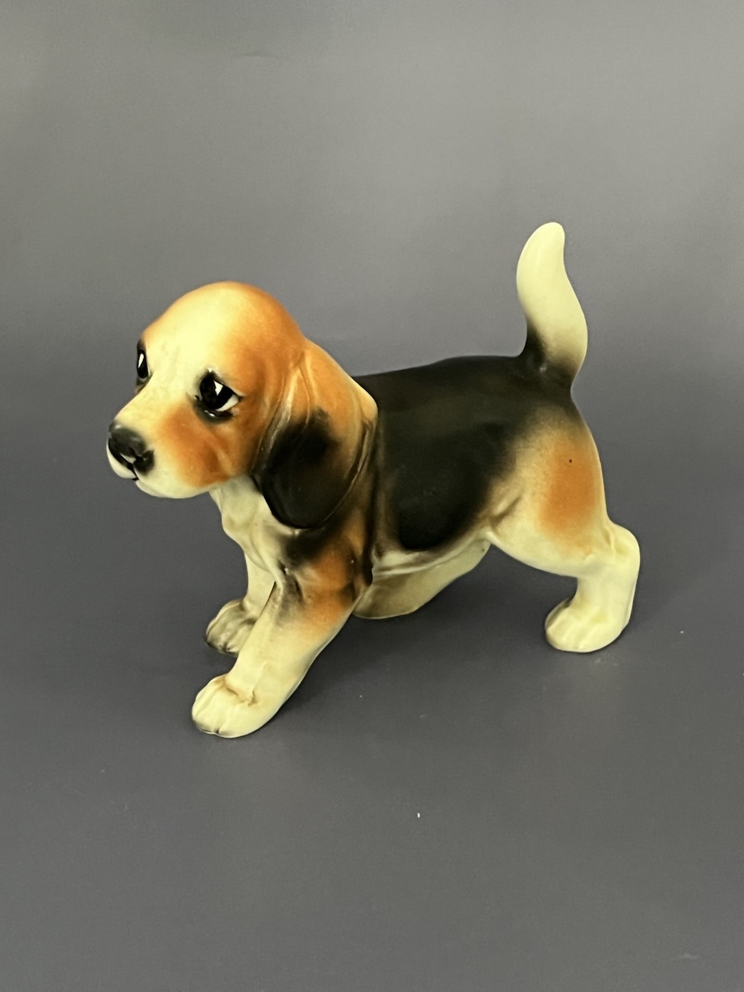 Vintage N'ORLEANS Japan Porcelain DOG BEAGLE FIGURINE 回