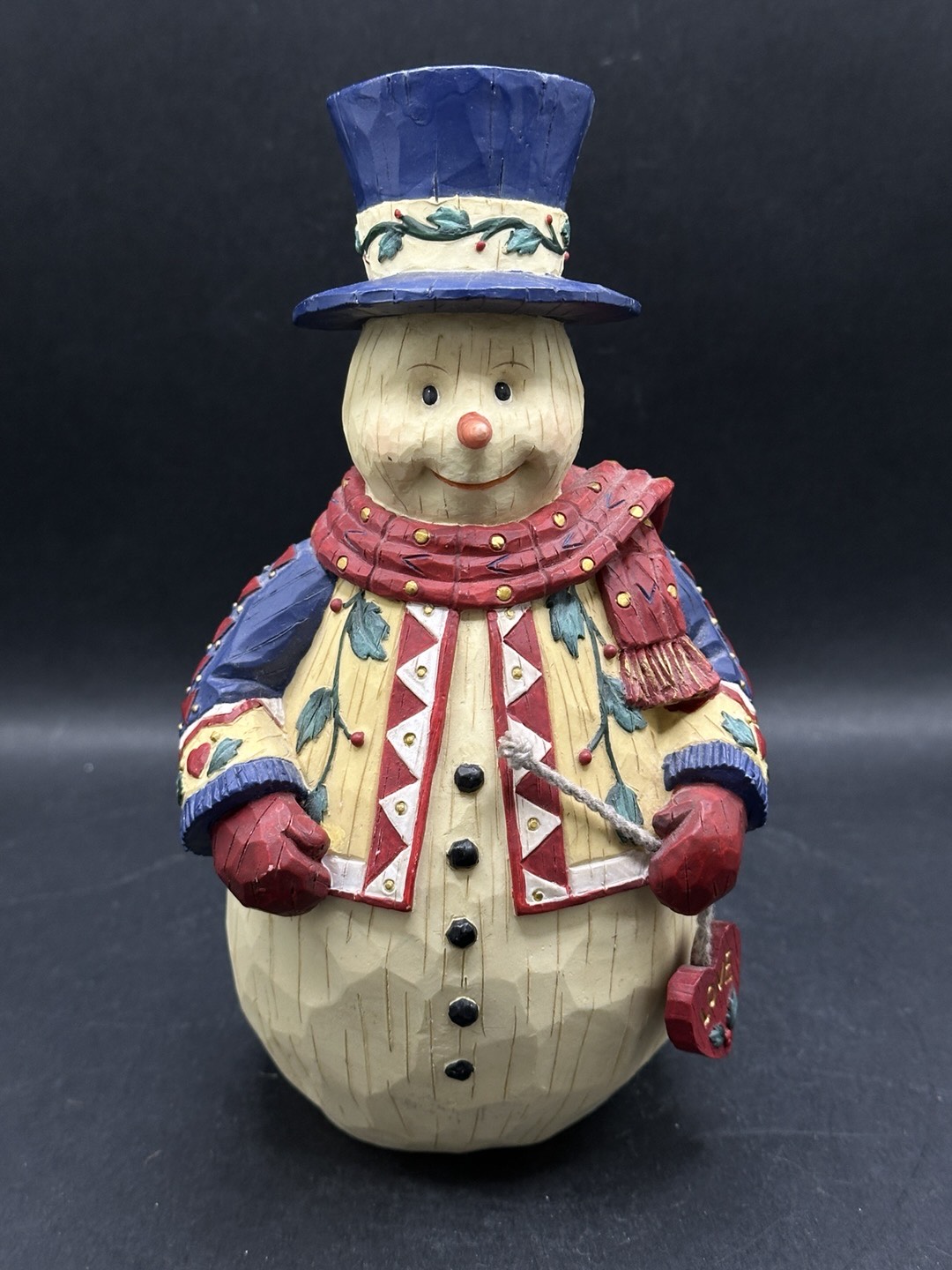 Vtg Snowman Figurine Designed By Nancy Killip For Demdaco Norwegian ...