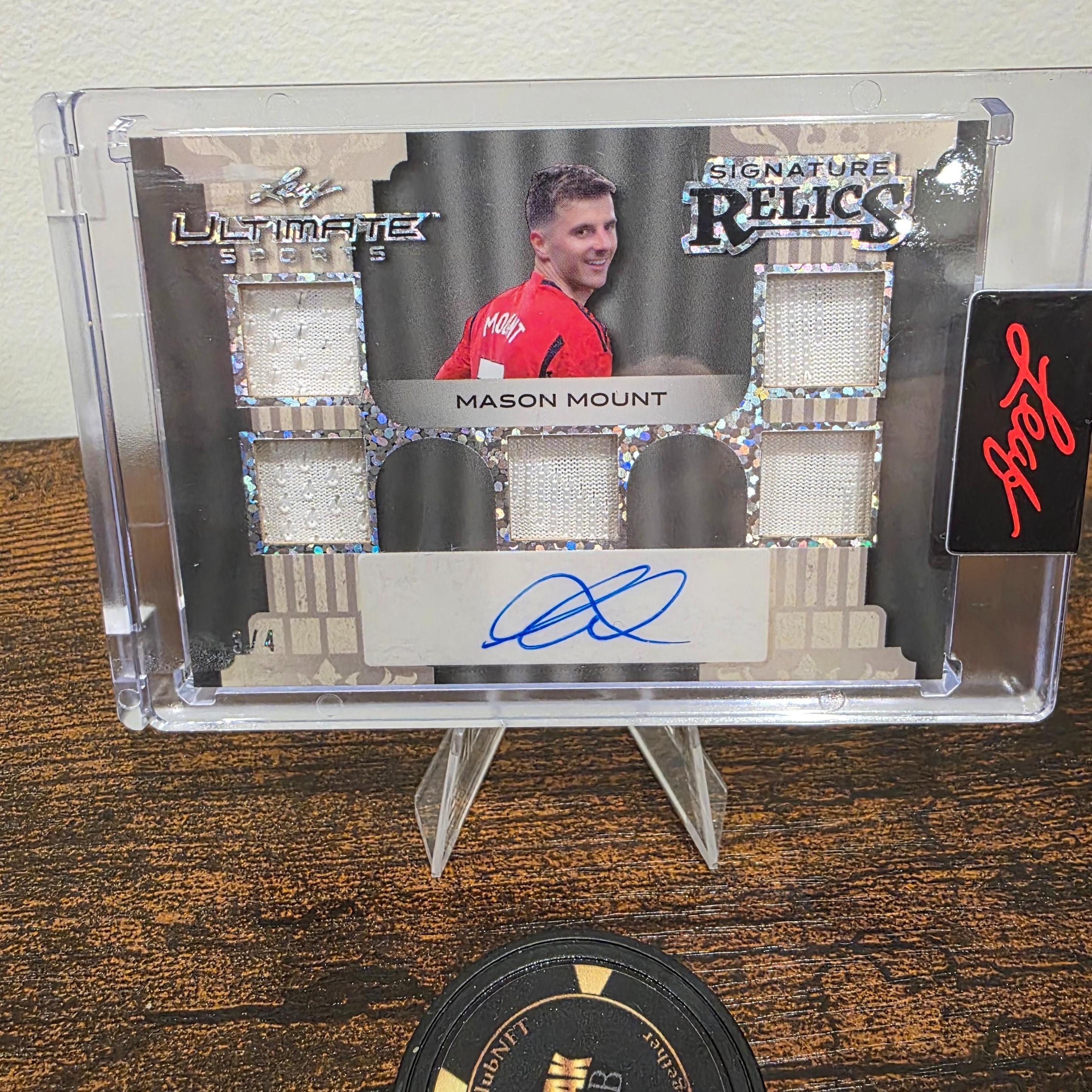 Mason Mount Relic Auto Leaf Signature Relics /4