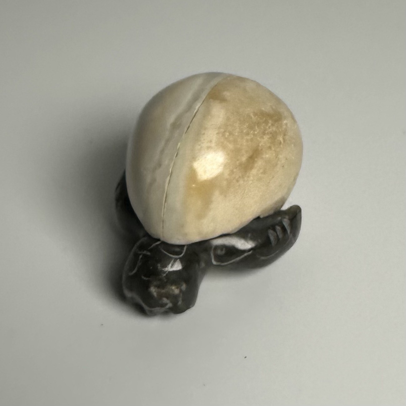 Marble Turtle Figurine Sculpture