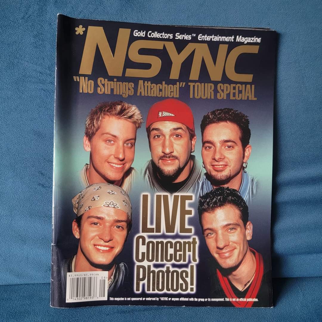 NSYNC Tour Concert Special Gold Collectors Series 2000 Y2K Magazine Book
