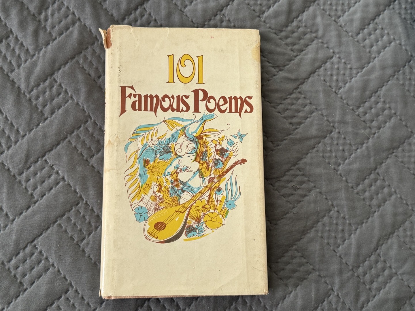 101 Famous Poems Poetry Book, Composed By Roy Cook, 1958 Hardback With ...