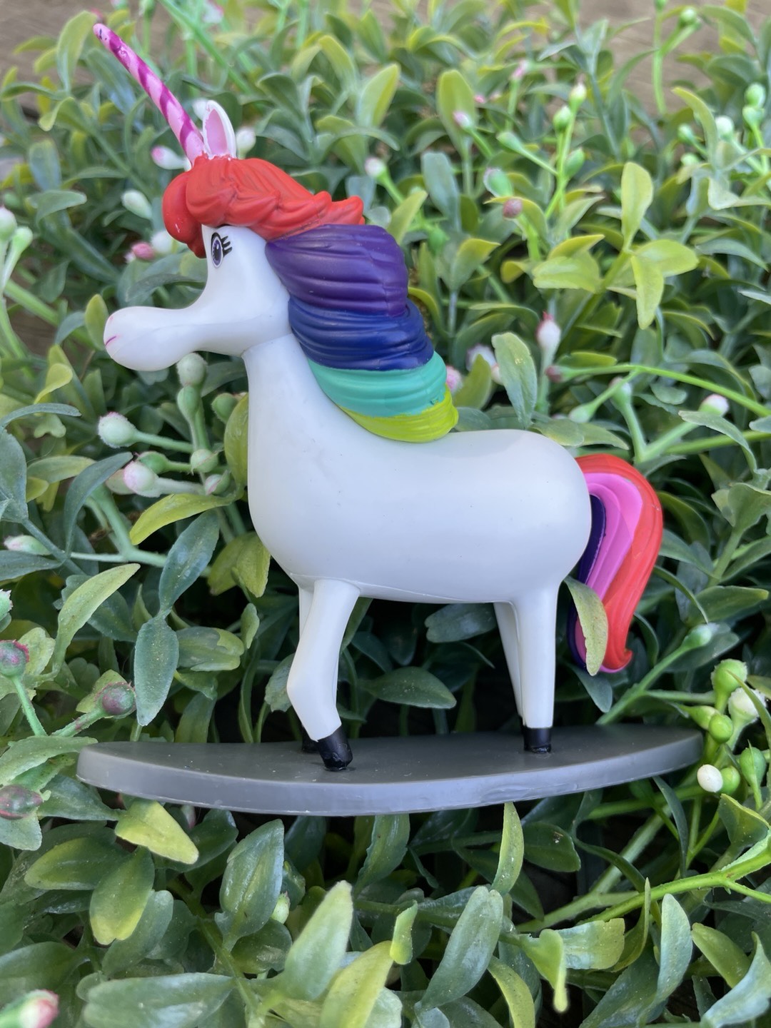 Genuine Disney Rainbow Unicorn From Inside Out 4" PVC Figure Cake ...