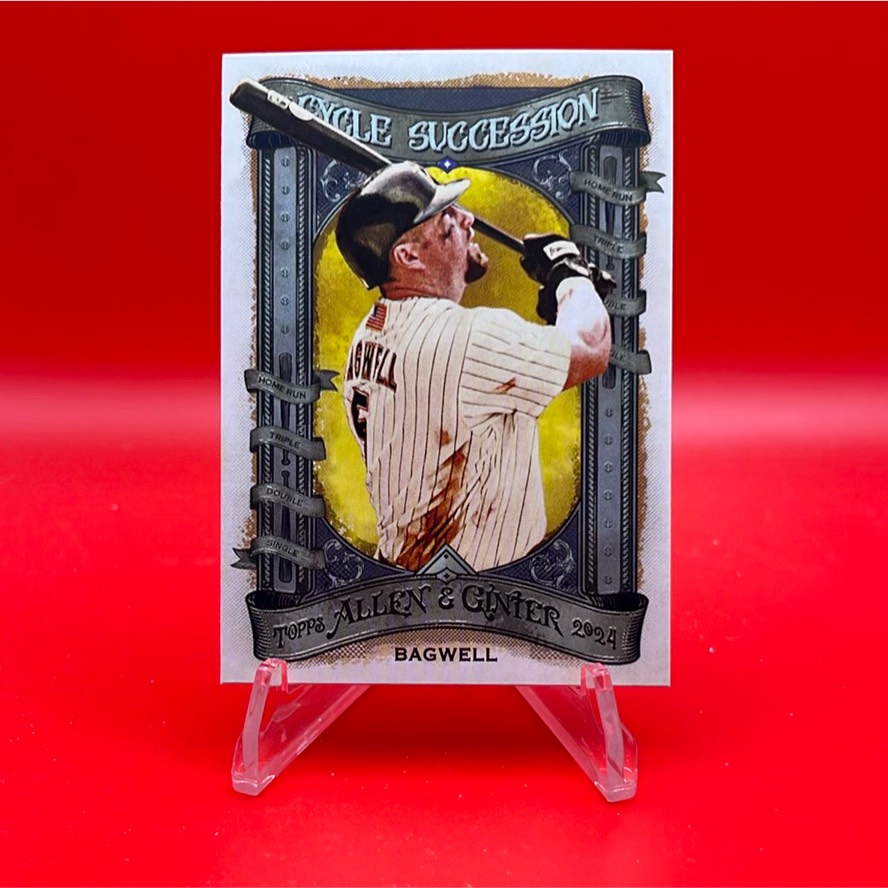 Jeff Bagwell 2024 Topps Allen & Ginter Cycle Succession Insert Houston ...