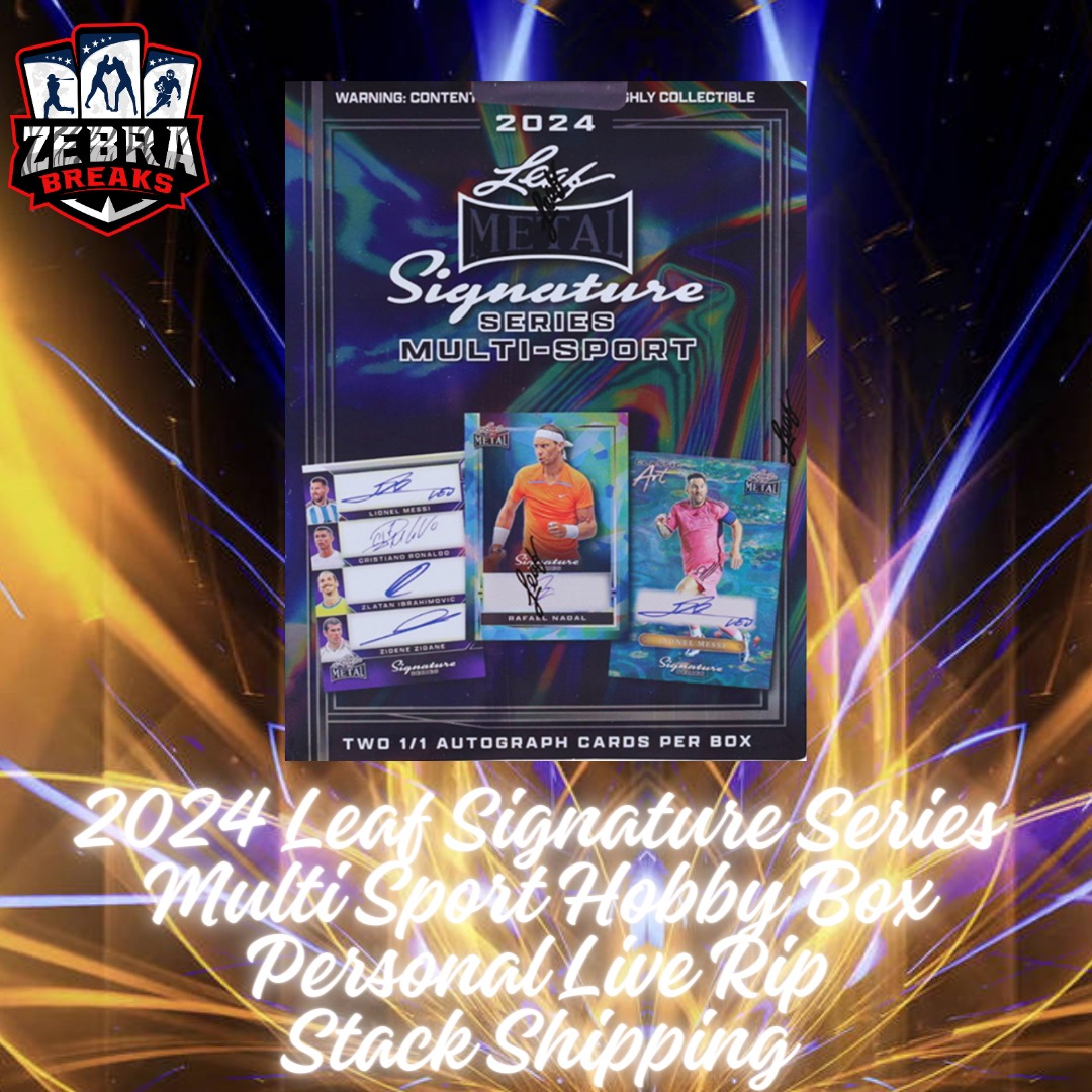2024 Leaf Signature Series Multi-Sport Personal Hobby Live Rip