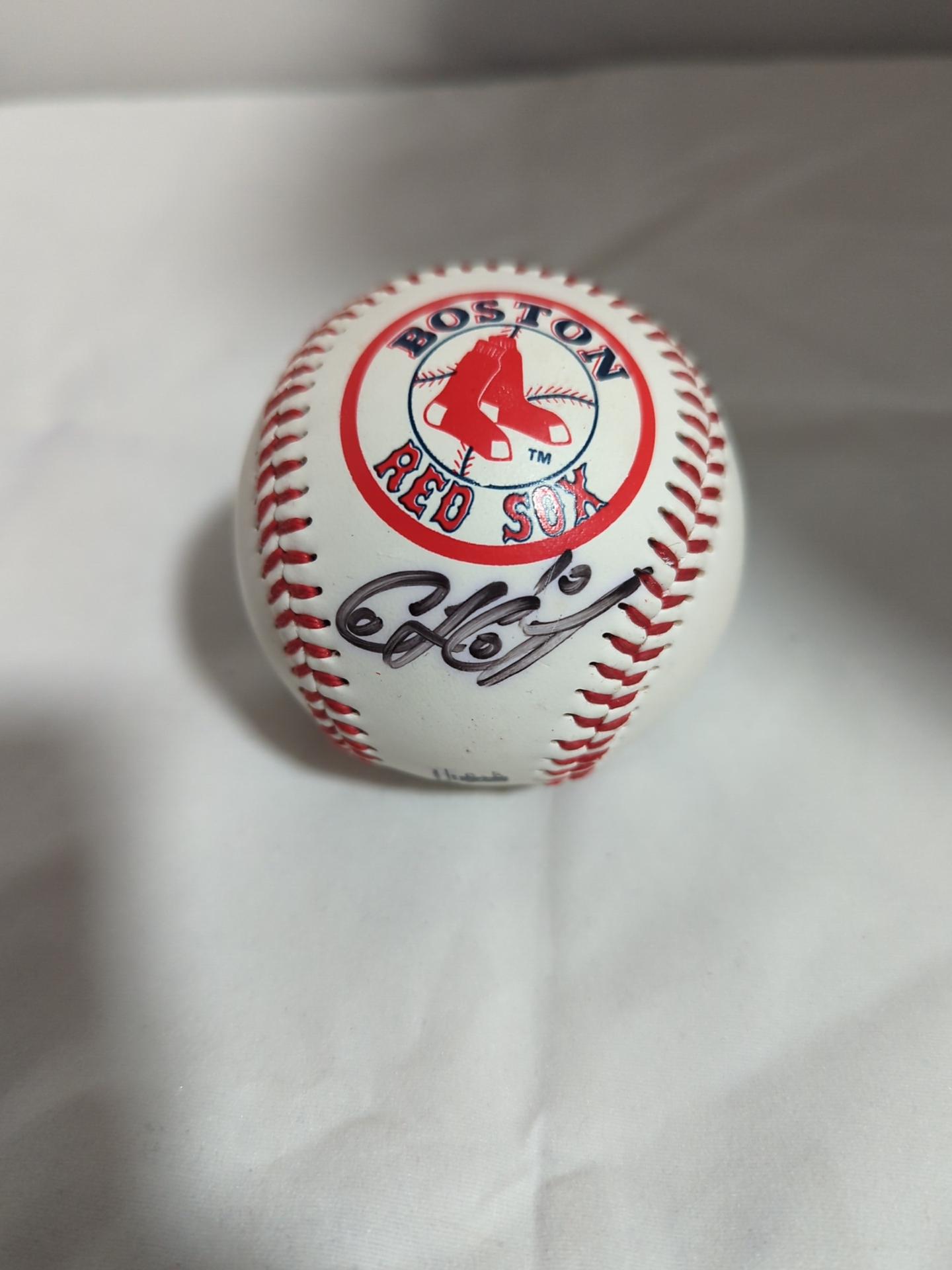 Coco Crisp Autographed Boston Red Sox Baseball