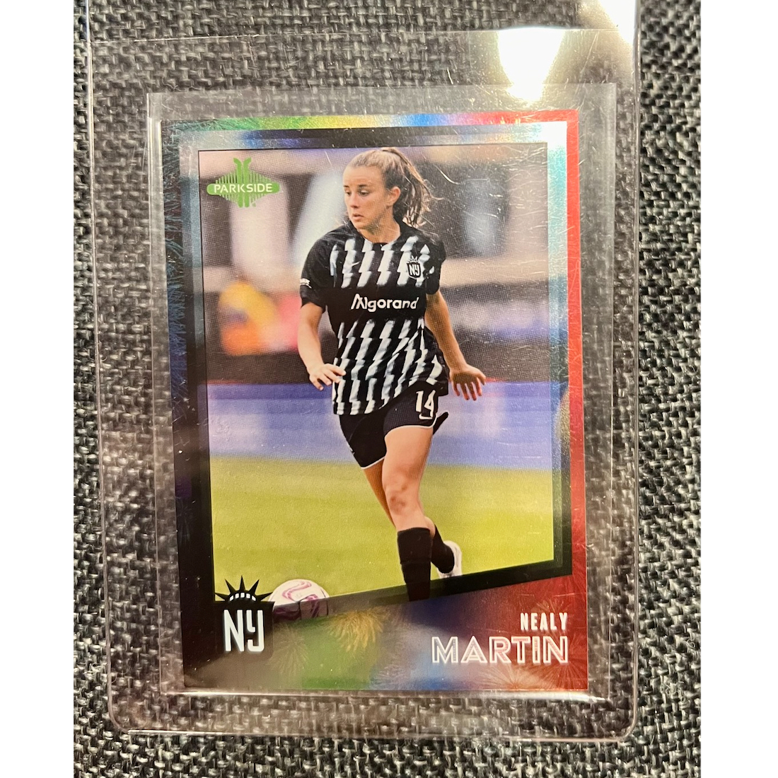 2023 NWSL Parkside RARE SHIMMER FOIL (/100) #277 Nealy Martin - NJ/NY ...