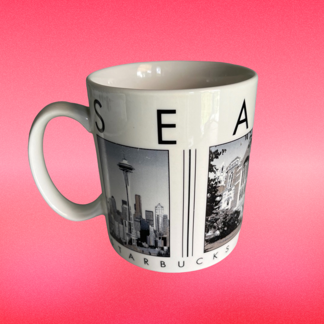 Starbucks City Scenes Series 2003 Seattle Washington Coffee Cup Mug 4 ...
