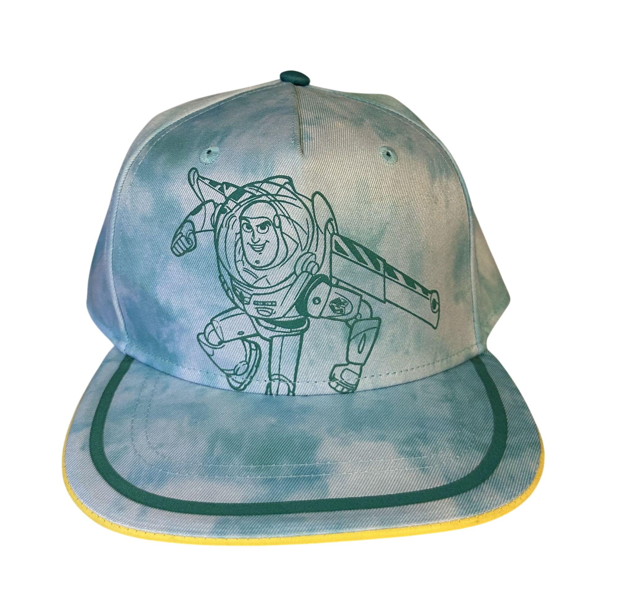 Disney Toy Story Buzz Lightyear Cap Snapback Hat Green Youth/Teen VGC