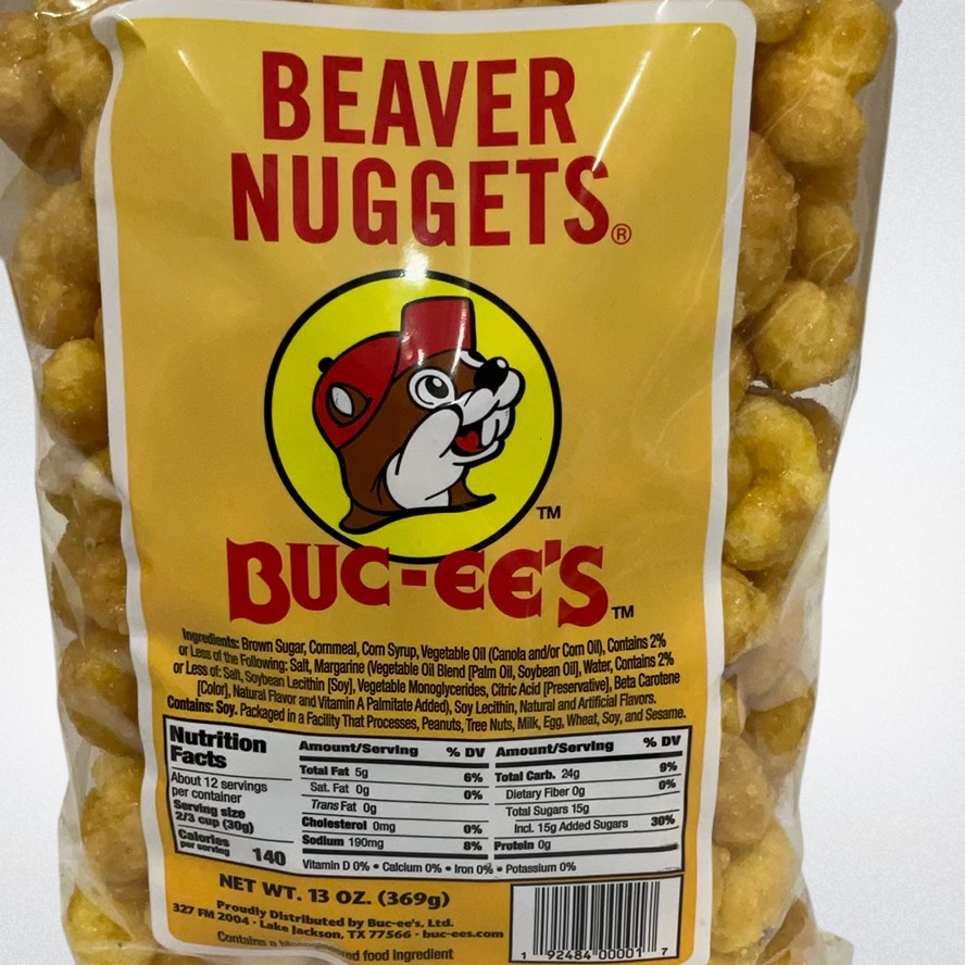 Buc-ee's Famous Beaver Nuggets Sweet Corn Puff Snacks Texas Bucees, One ...