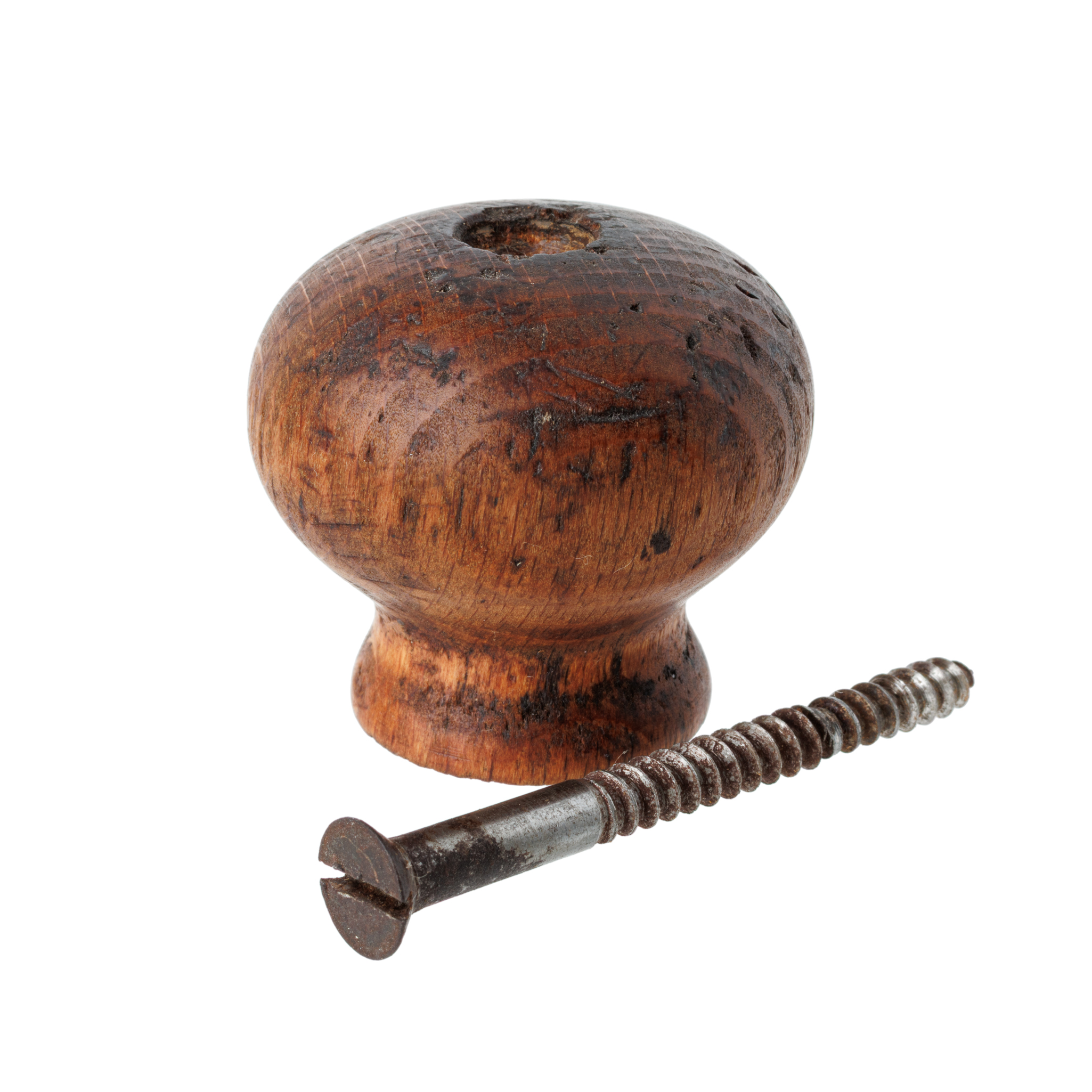 Original Beech Knob & Screw For Stanley Transitional Wood-Bottom Hand ...