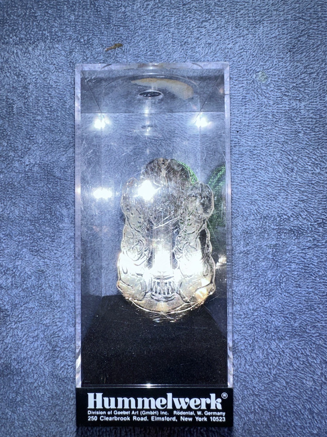 NOS RARE Vintage Hummelwerk Metal Ornament Praying Children Plastic ...