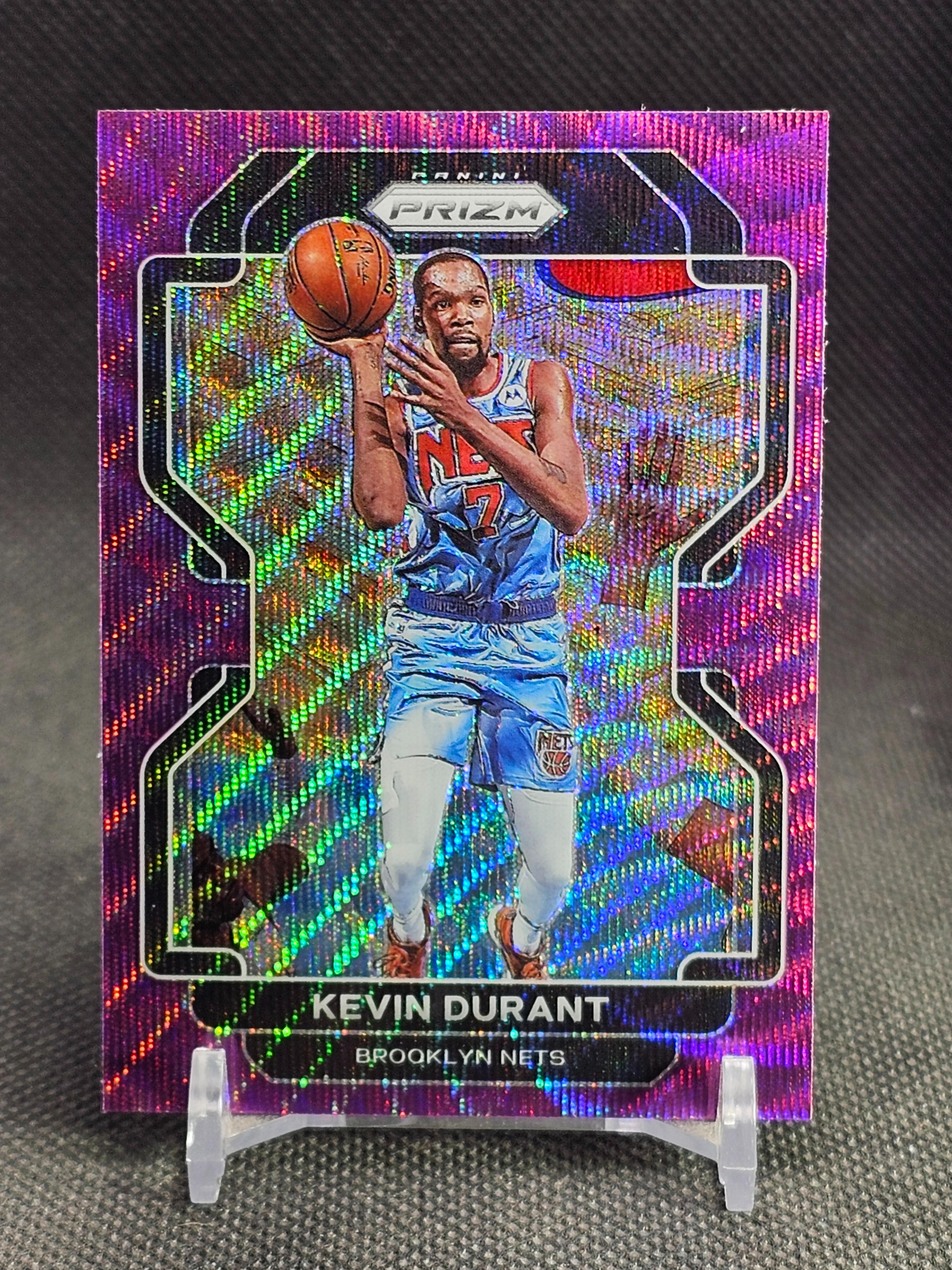Kevin Durant 2021-22 Panini Prizm Basketball Purple Wave Prizm #120 ...
