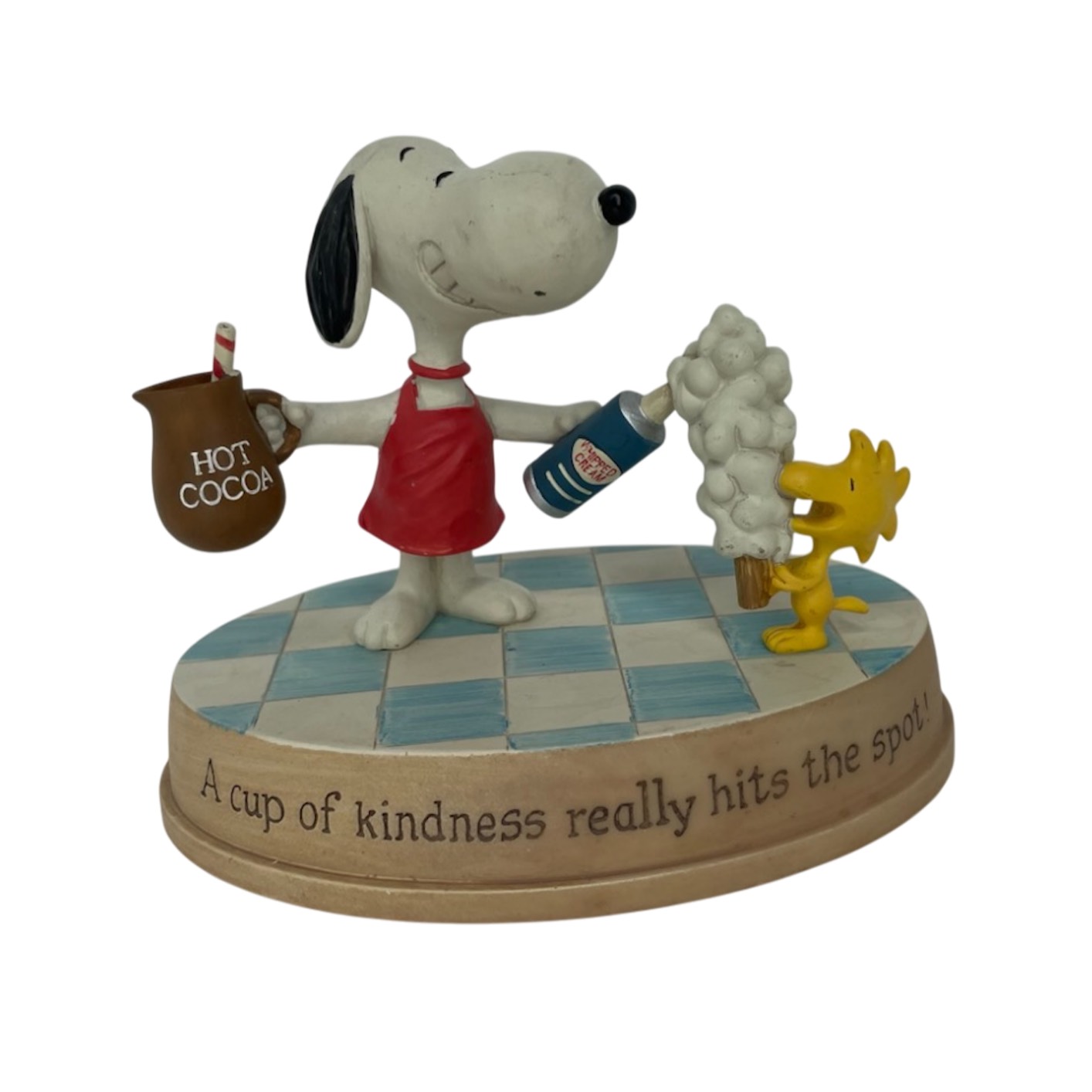 Snoopy Woodstock Peanuts Gallery A Cup Of Kindness Hallmark 2011 Figurine