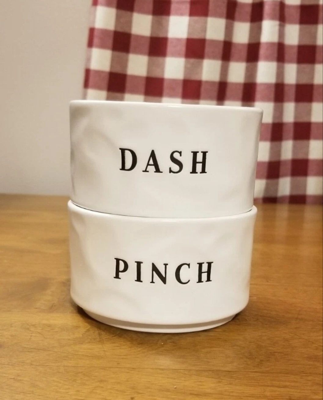 Hearth & Hand @ Target DASH & PINCH White Stack Bowls Ramekins Rae Dunn ...
