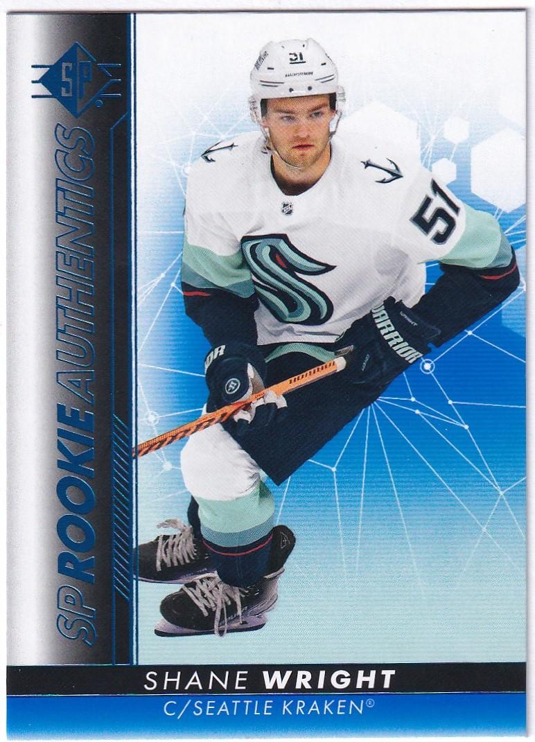 2022-23 SP Blue #101 Shane Wright Seattle Kraken Hockey Card