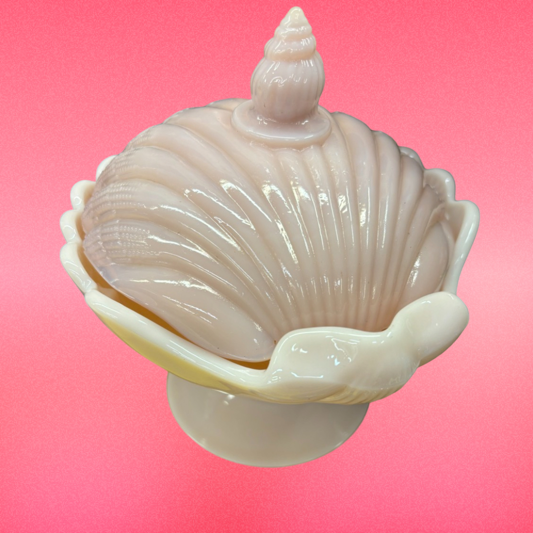 Vintage Cambridge Shell Dish Gorgeous Blush Pink No Chips Or Cracks 7 1 ...