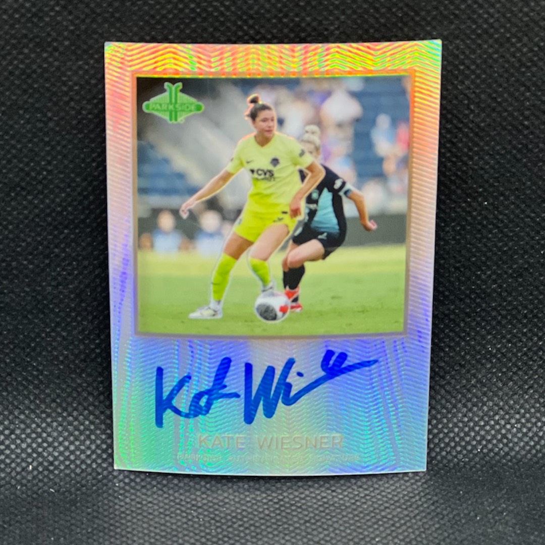 Kate Wiesner 2024 Parkside Pacific NWSL Autograph Soccer Card