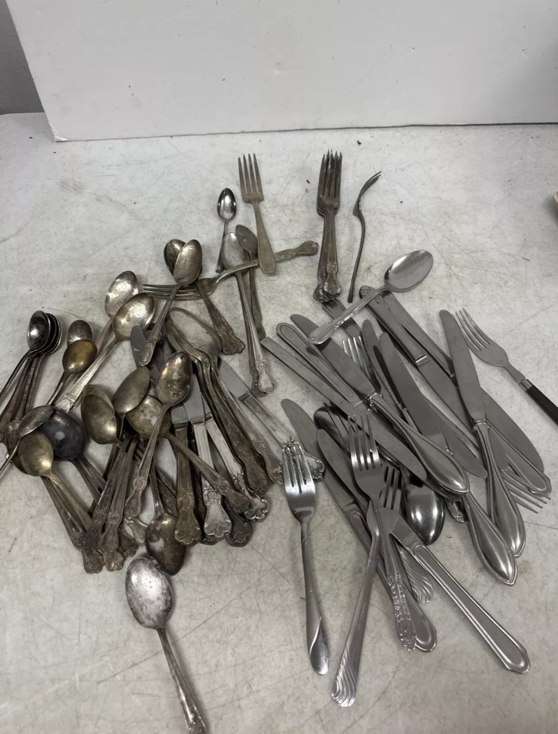 Large Lot Of Silverware Old Company Plate Benedict & More