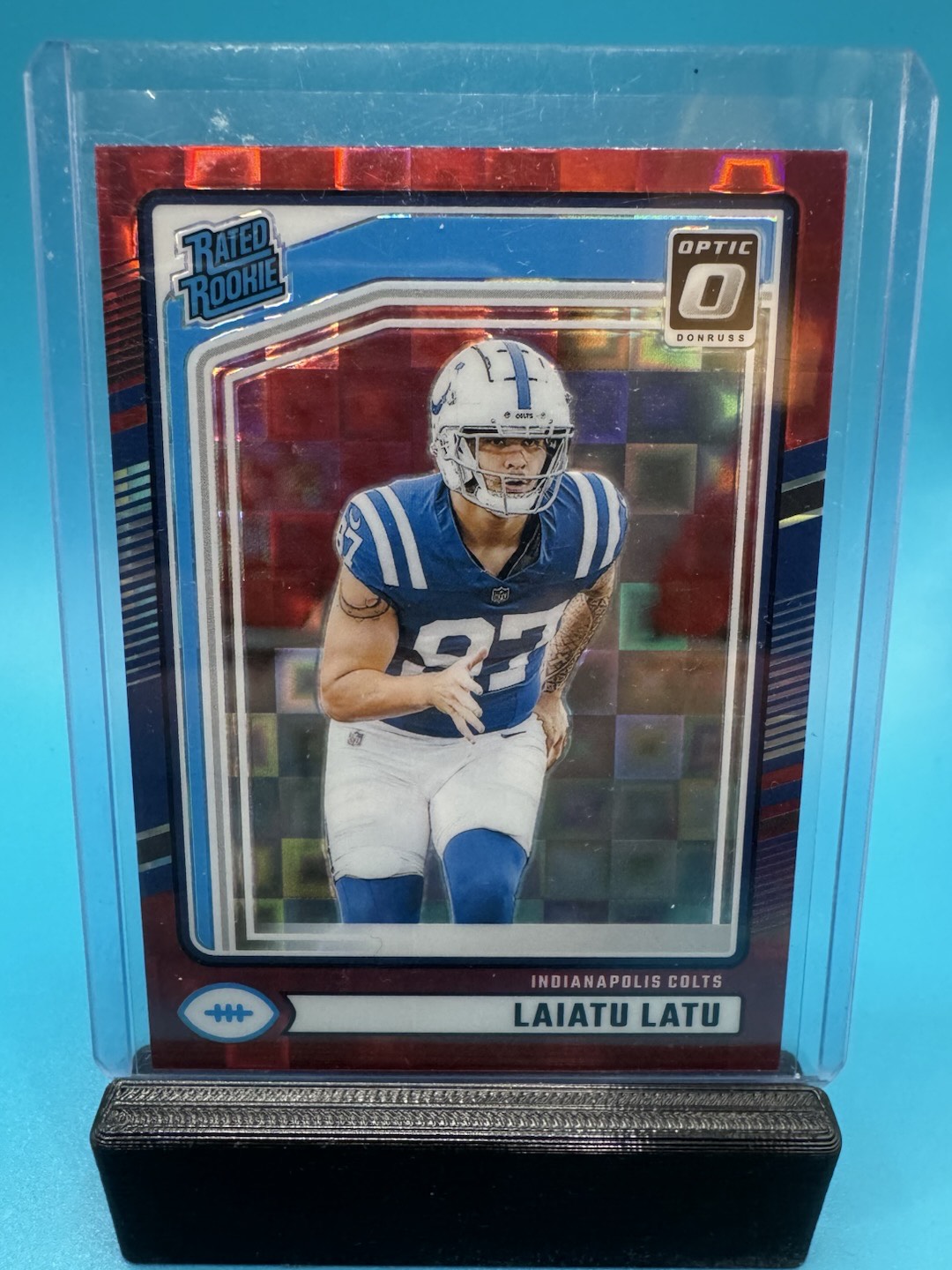Laiatu Latu Optic Rated Rookie Red Pandora Indianapolis Colts