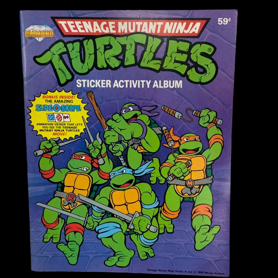 1989 TMNT Sticker Album