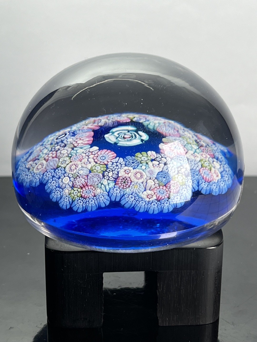 #50 - Limited Edition 1977 Whitefriars Millefiori Bouquet Glass Paperweight