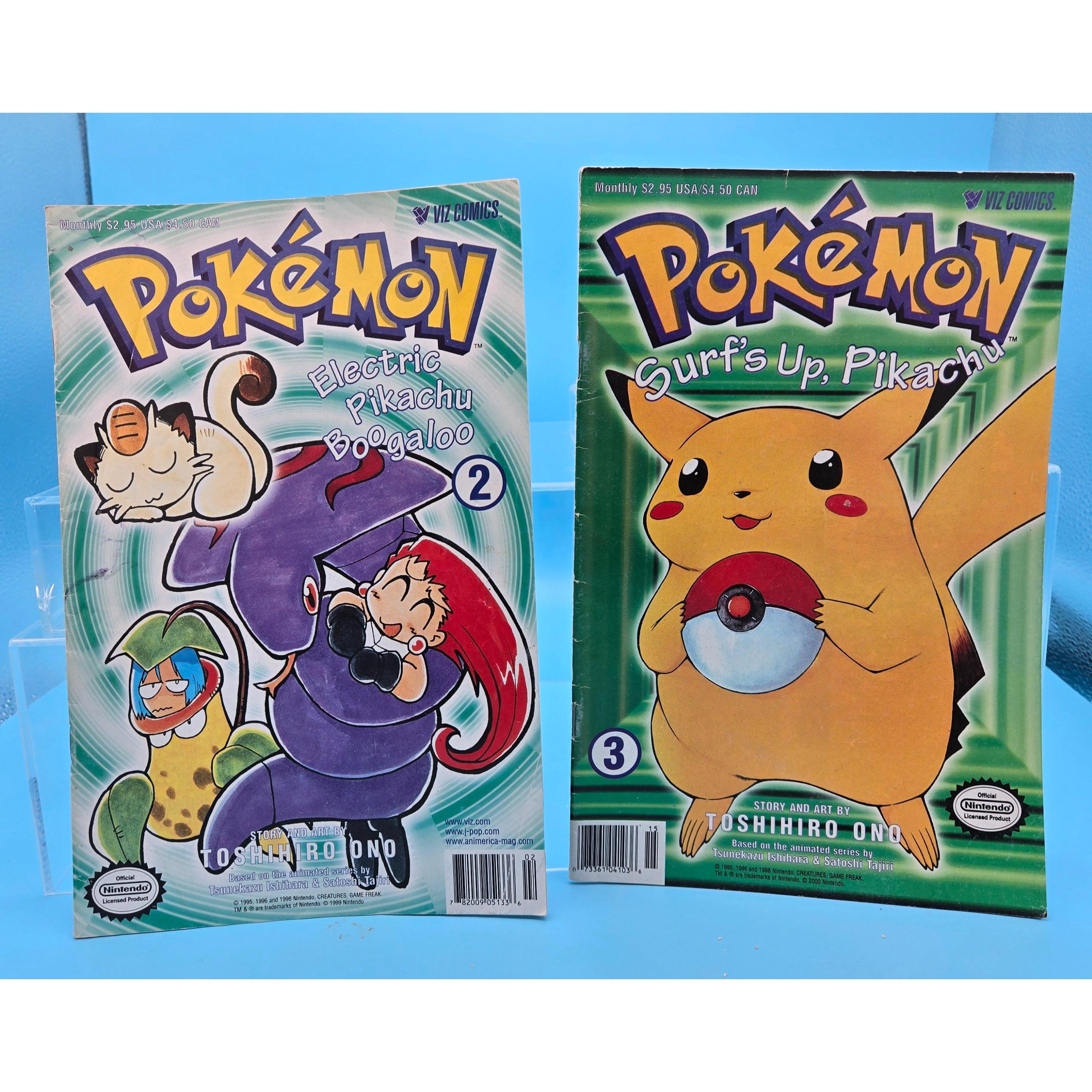 Pokémon Electric Pikachu Boogaloo & Surf's Up Pikachu Comics