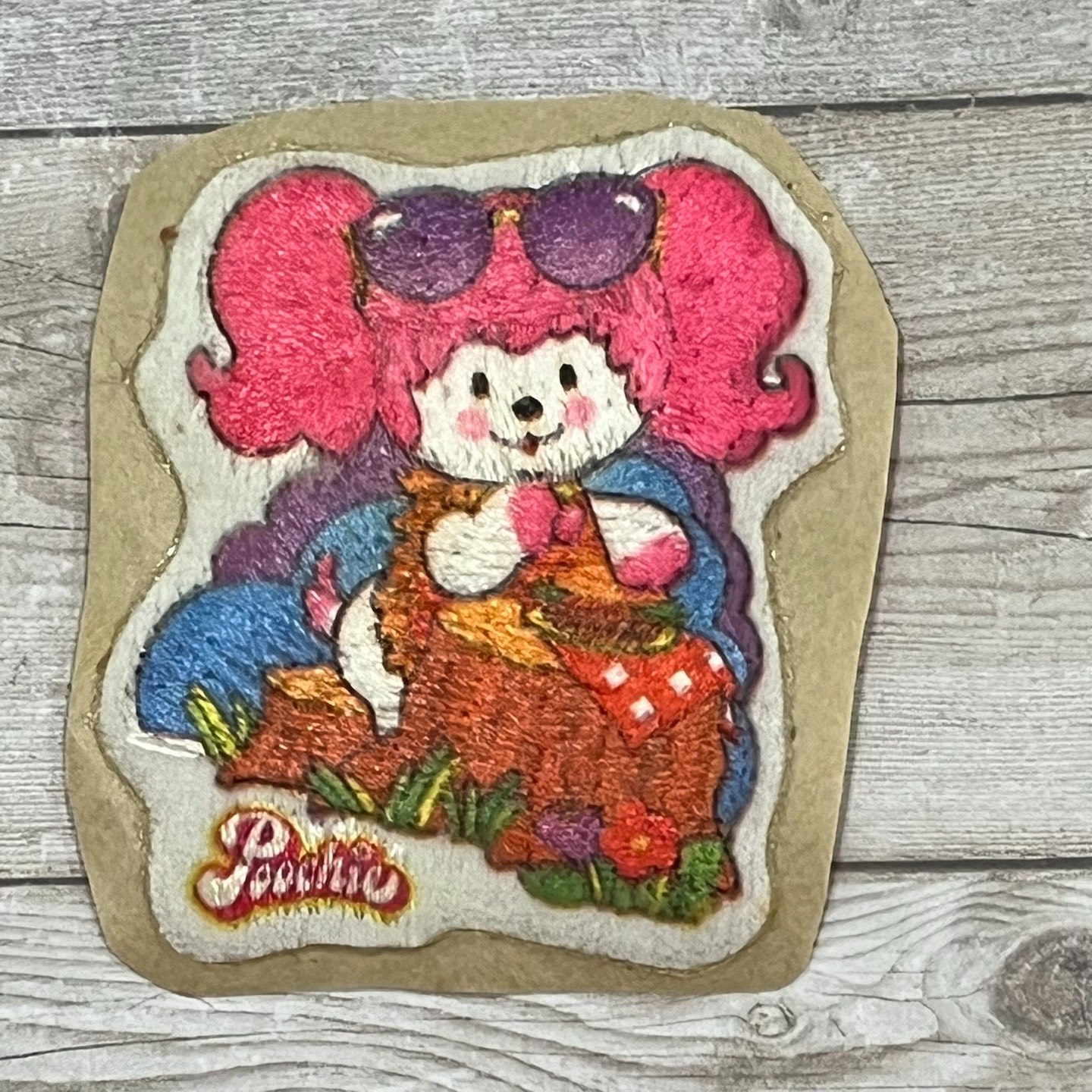 Poochie 80s Cartoon Vintage Iron On Patch