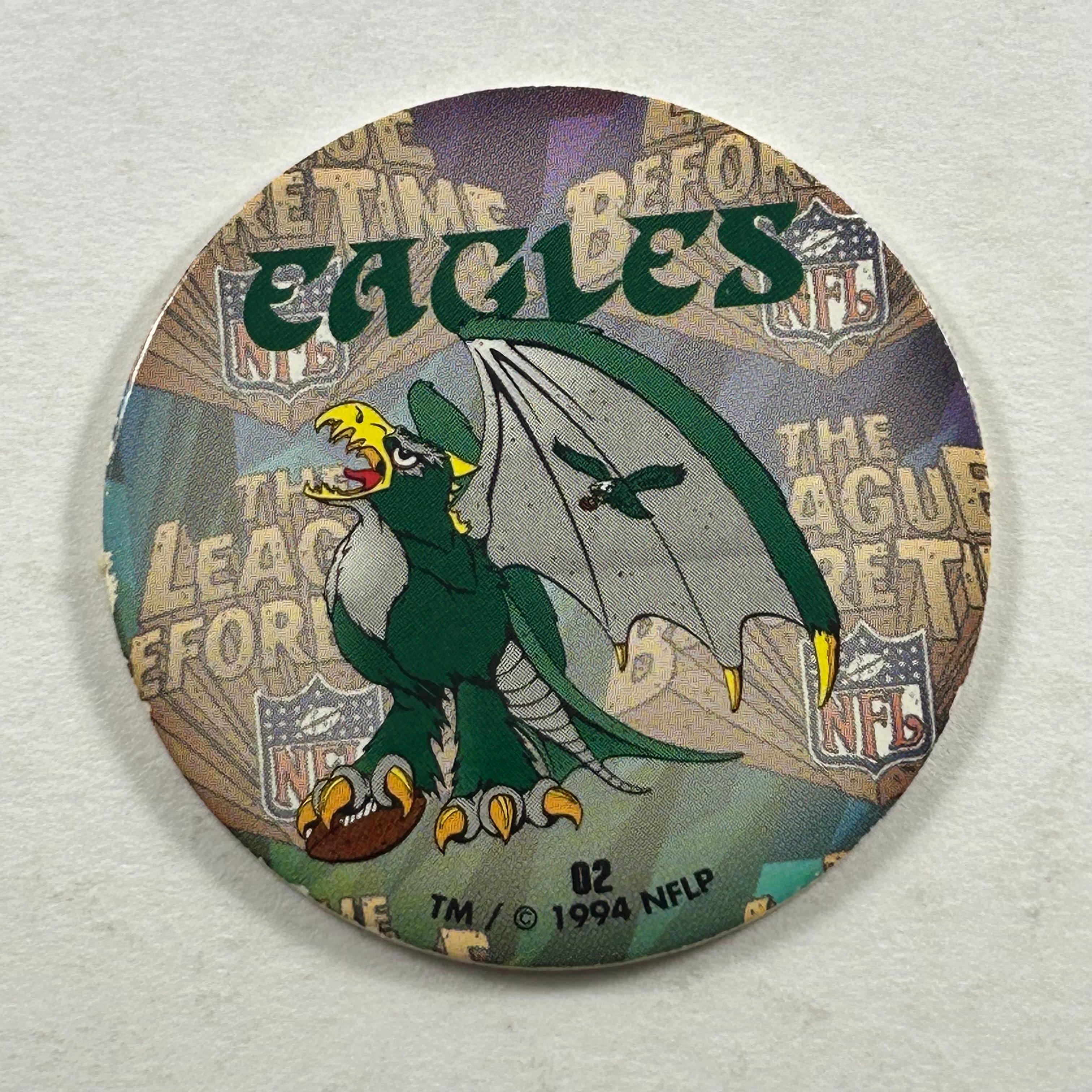 Philadelphia Eagles POG The League Before Time NFL Football 1994 ...