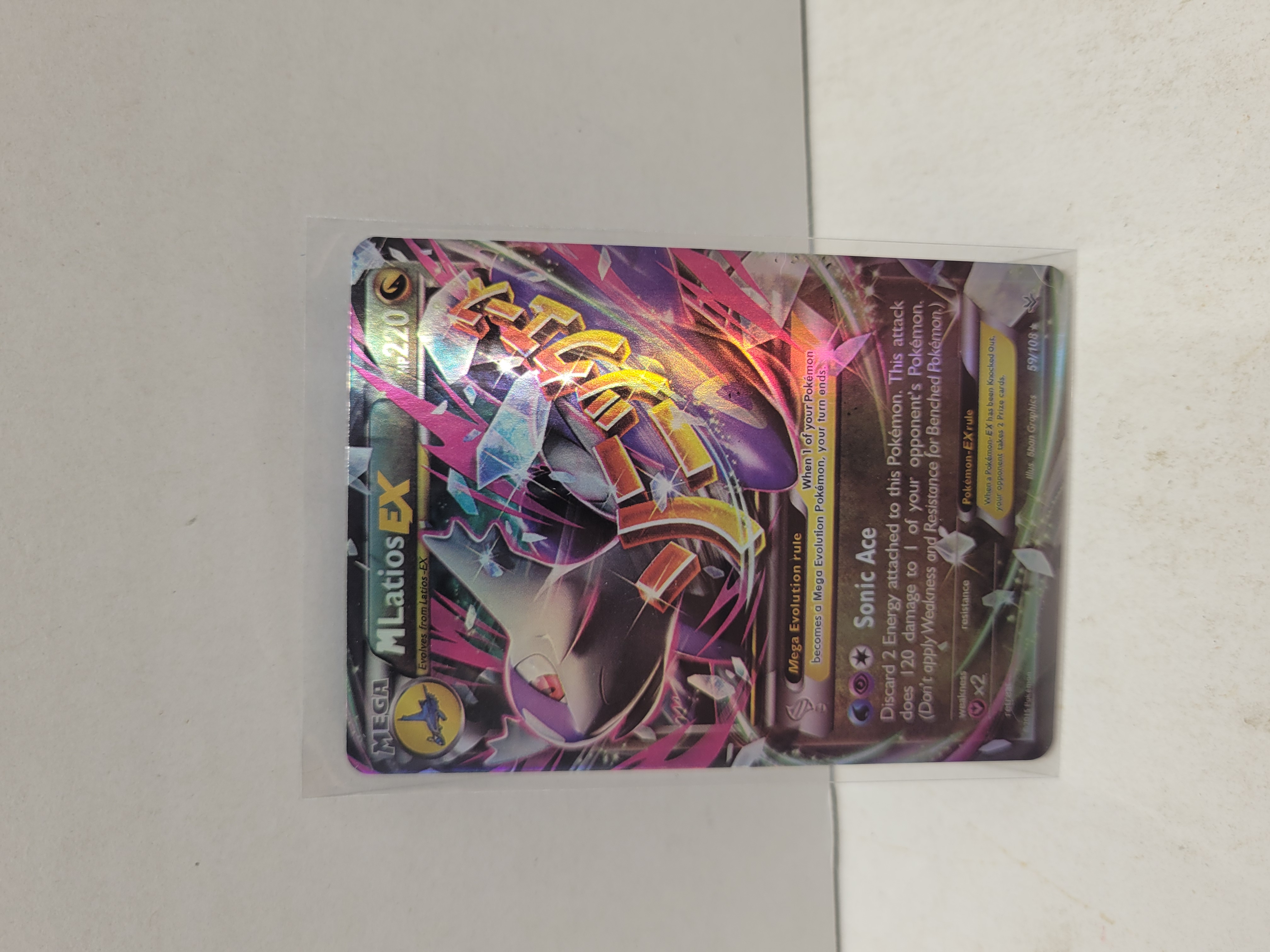 M Latios EX 59/108 Roaring Skies Holo