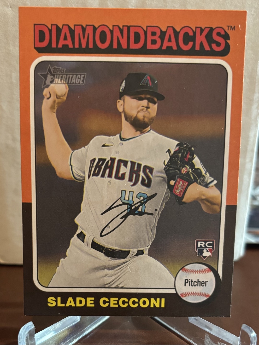 2024 TOPPS HERITAGE SLADE CECCONI COLOR SWAP VARIATION CARD #397 ...