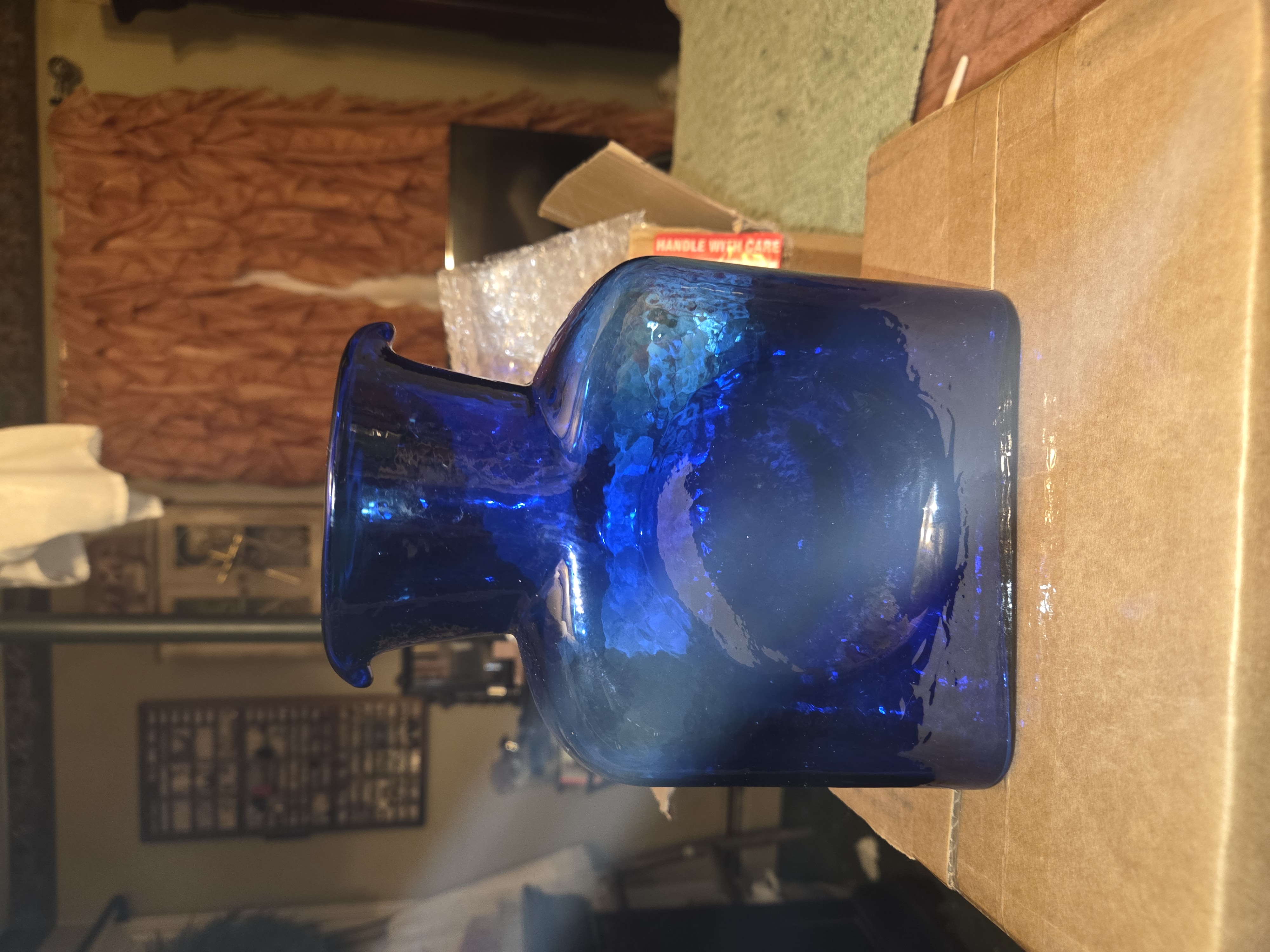 Blenko Colbalt Blue Pitcher