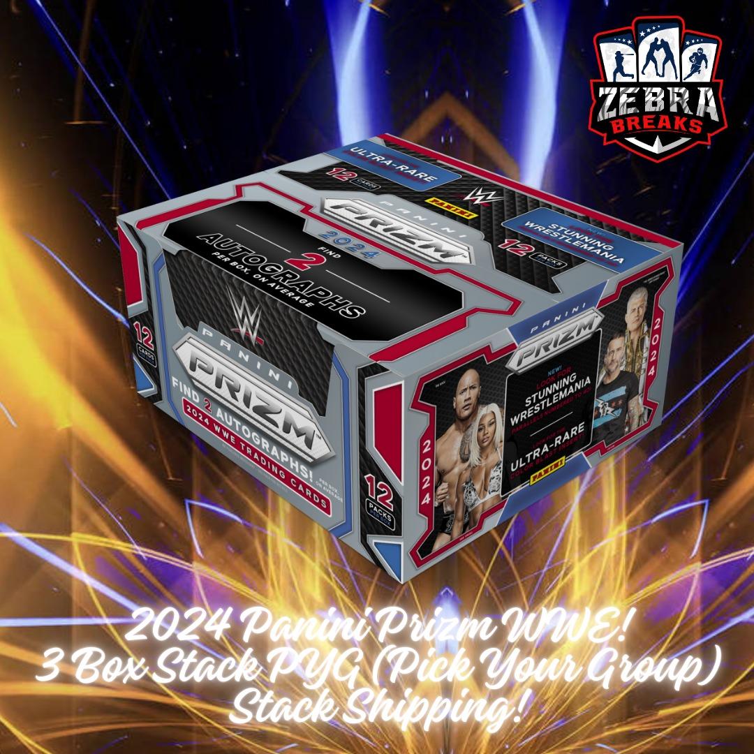 ZB 24296: 2024 Prizm WWE 3 Box Stack PYG 2