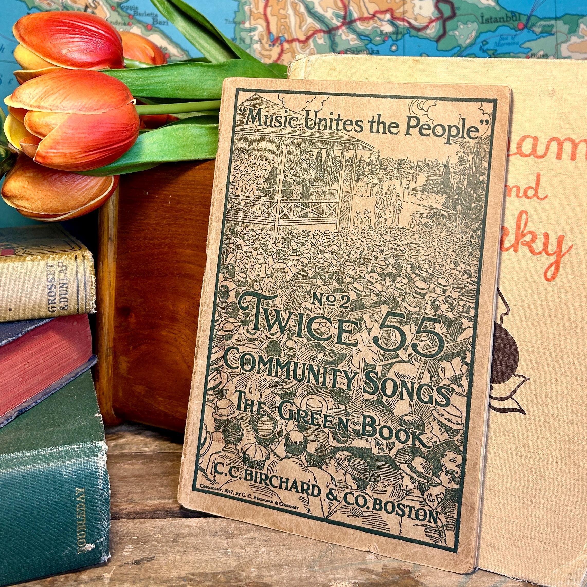 060. Vintage 'Music Unites the People' Song Book