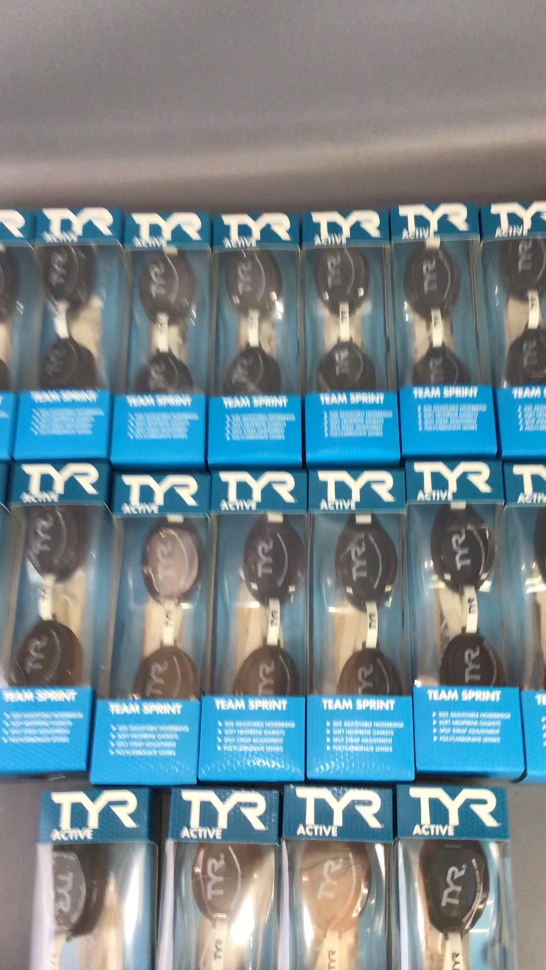 Try Active Team Sprint Swimming Goggles Bulk Lot Of 20 NEW Adjustable ...