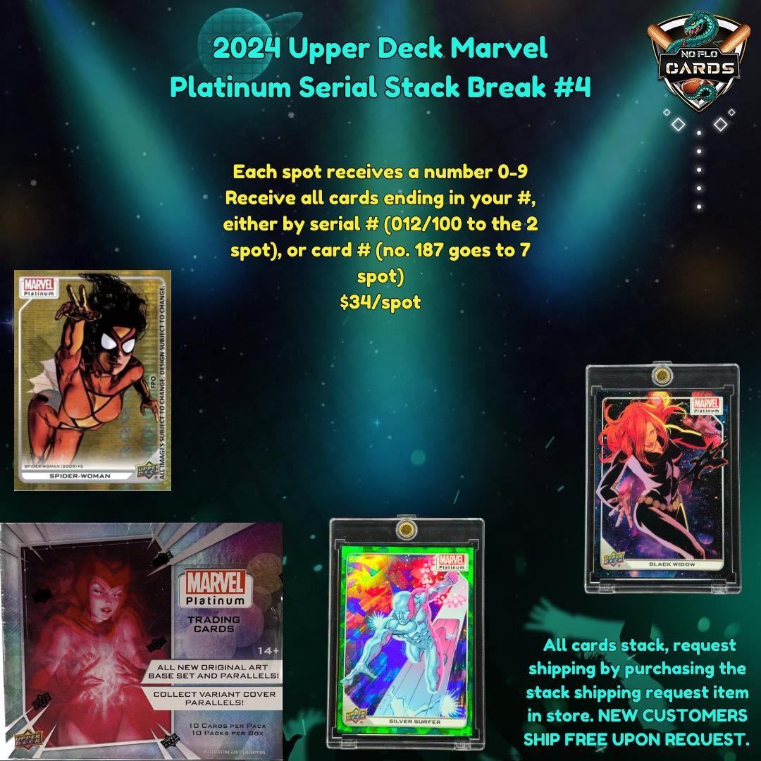 2024 Upper Deck Marvel Platinum Serial Stack Rip #4