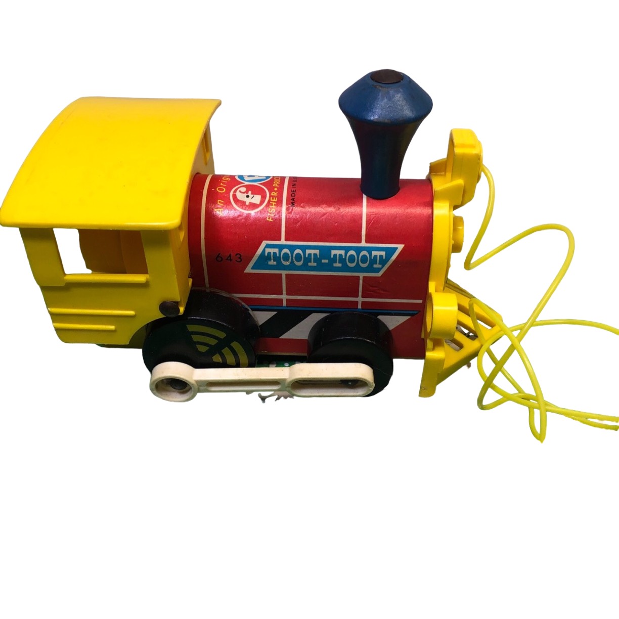 Fisher Price Toot Toot Toy Train 1964 Clean Toy