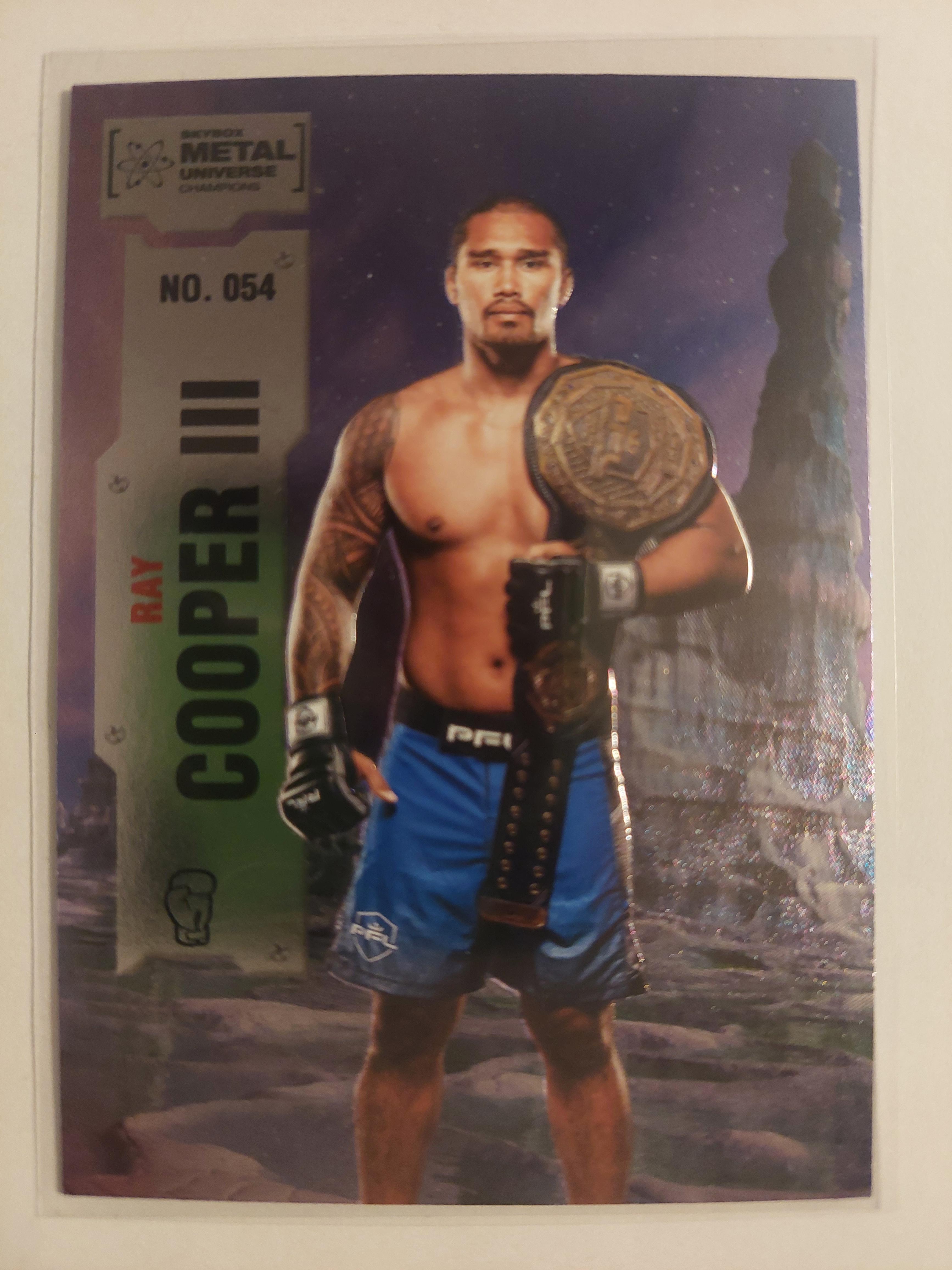 Ray Cooper III Skybox Metal Universe Champions. 2022 Card 054.