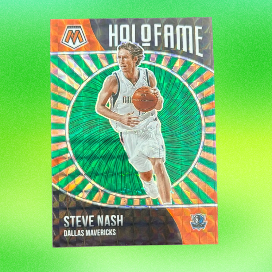 2020-21 Panini Mosaic - Steve Nash - Prizm Orange Holo Fame - Dallas ...