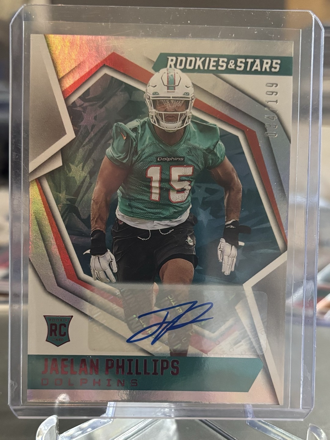Jaelan Phillips Rookies And Stars Auto /199 Rookie dolphins