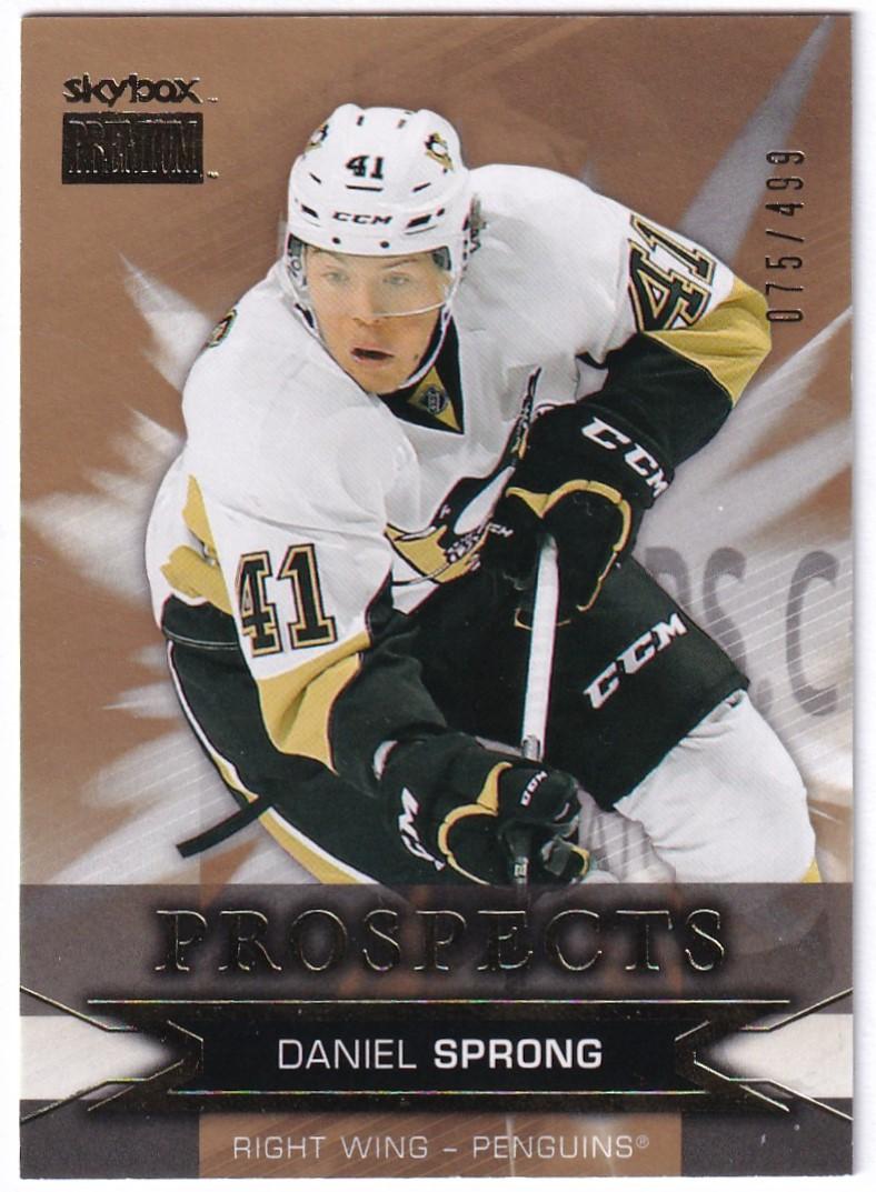 2015-16 Fleer Showcase SkyBox Premium Prospects #S11 Daniel Sprong ...