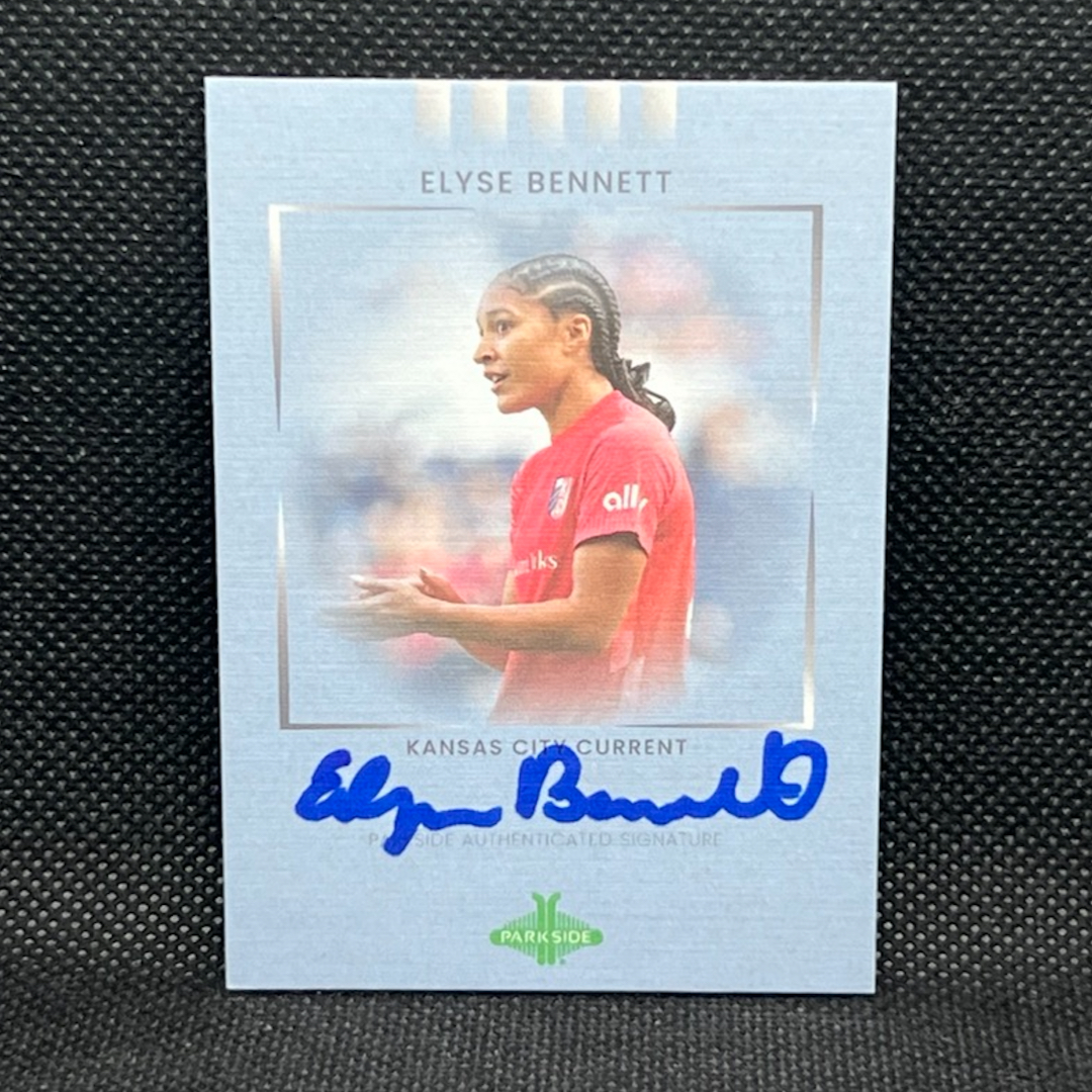 Elyse Bennett 2022 NWSL Parkside Paramount Signature Series Autograph ...