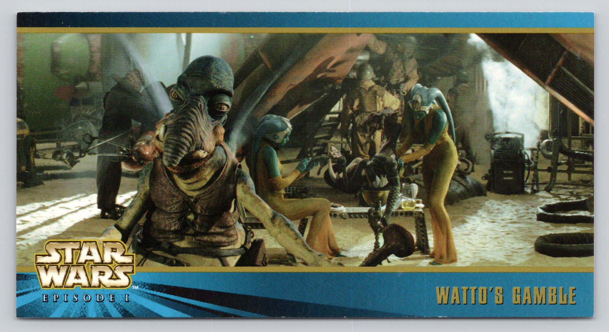 Trade Card Watto's Gamble Star Wars Episode 1 Wide Vision #36 Topps ...