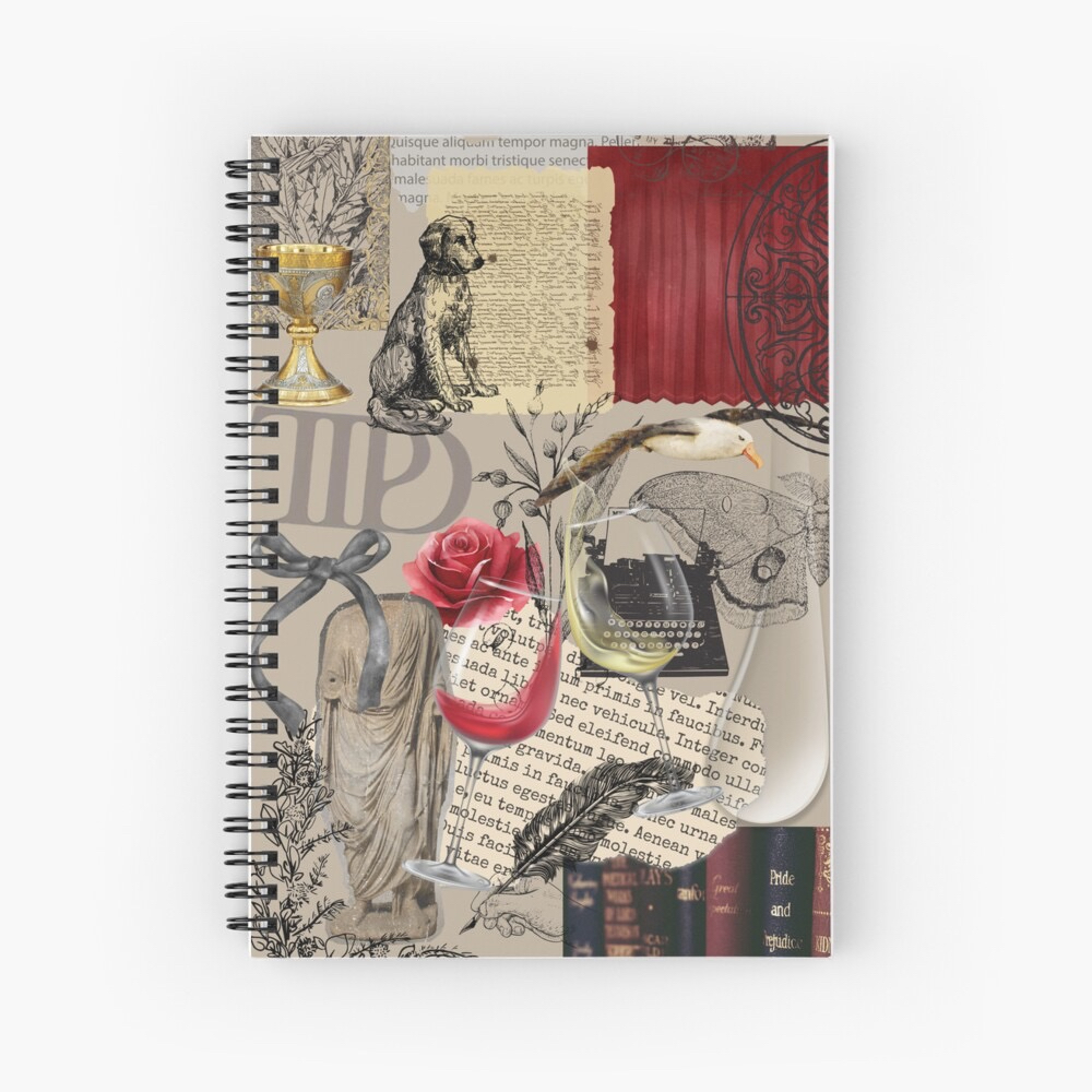 TTPD Collage Taylor Swift Notebook//poetry//black Dog//albatross