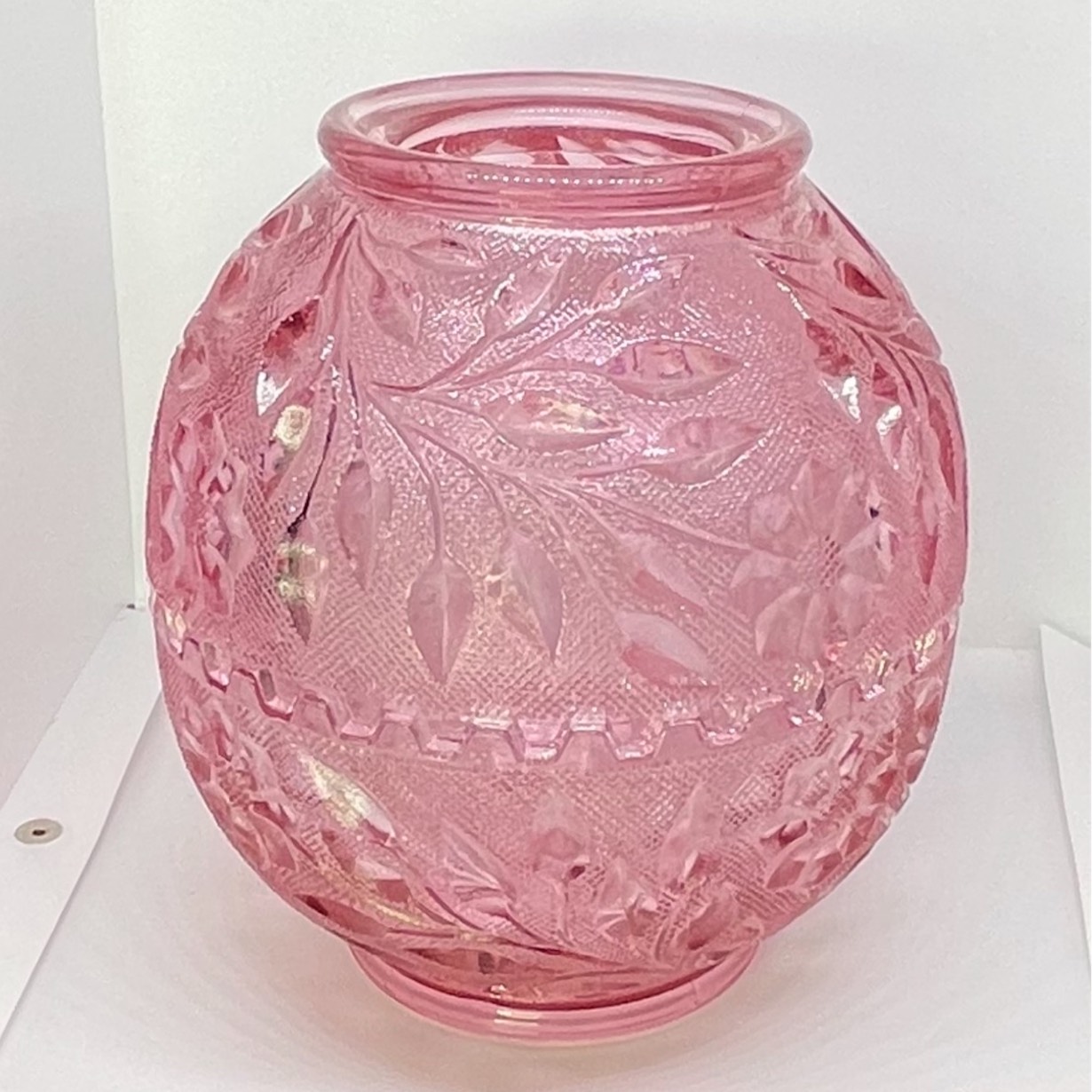 Vintage Fenton Fireball Fairy Lamp