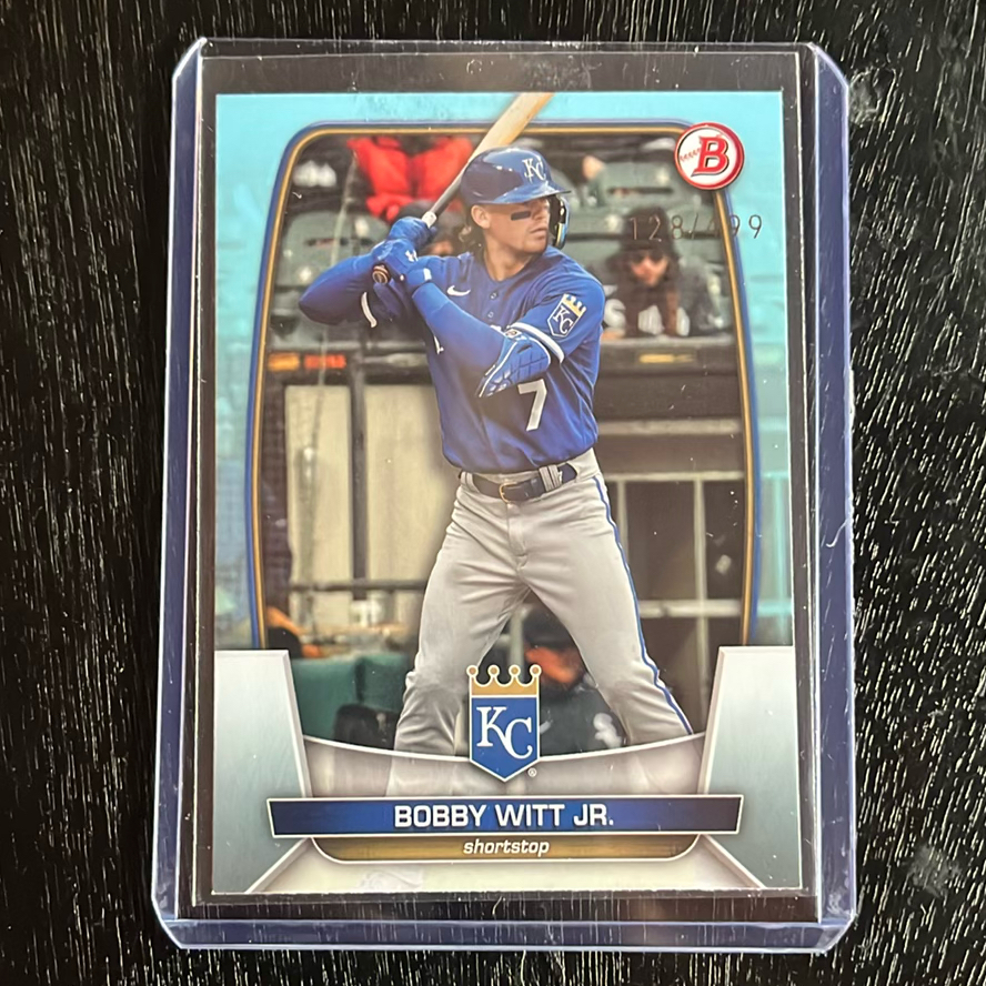 2023 Bowman Blue #57 Bobby Witt Jr /499